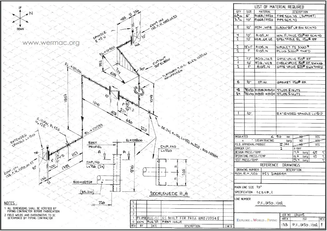 How To Draw Isometric Pipe Drawings In Autocad Gautier Camonect