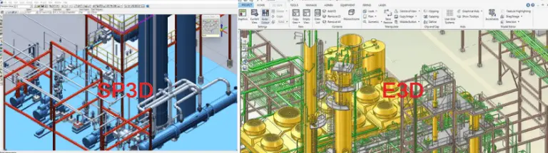 Differences Between SP3D and E3D in Engineering Design: E3D vs SP3D – What Is Piping